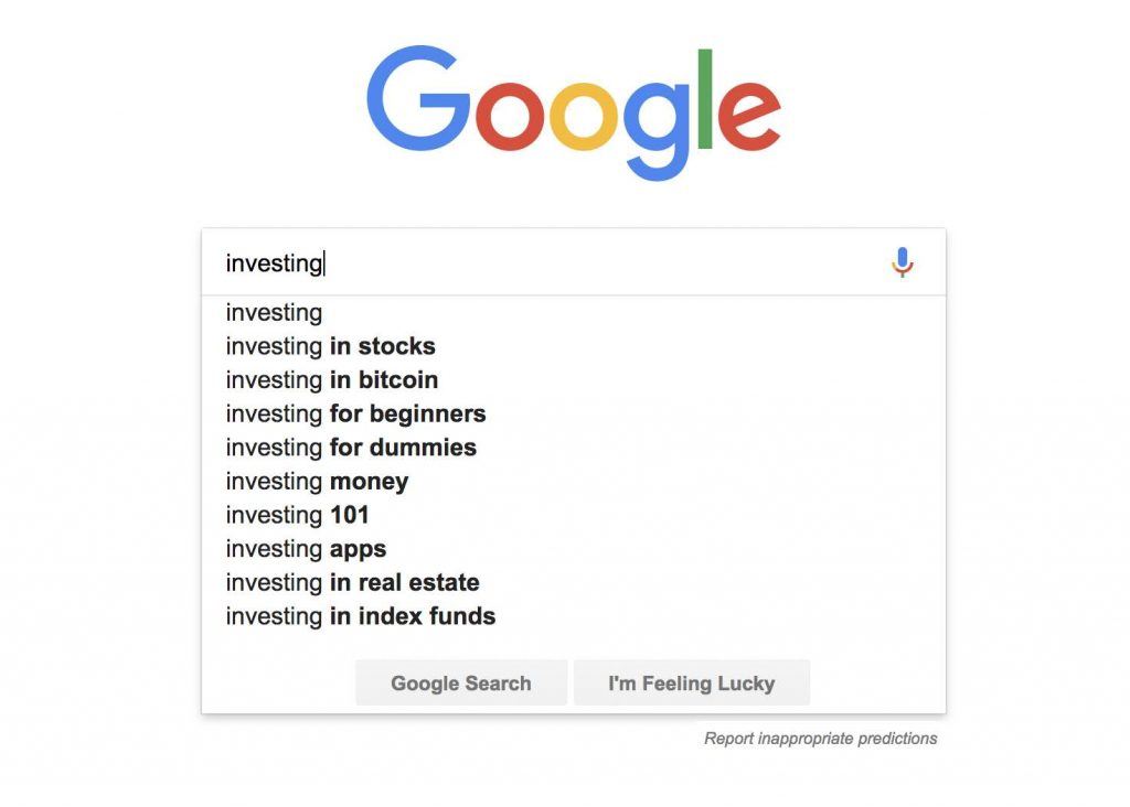 What Happens If You Google Investing – Biglaw Investor